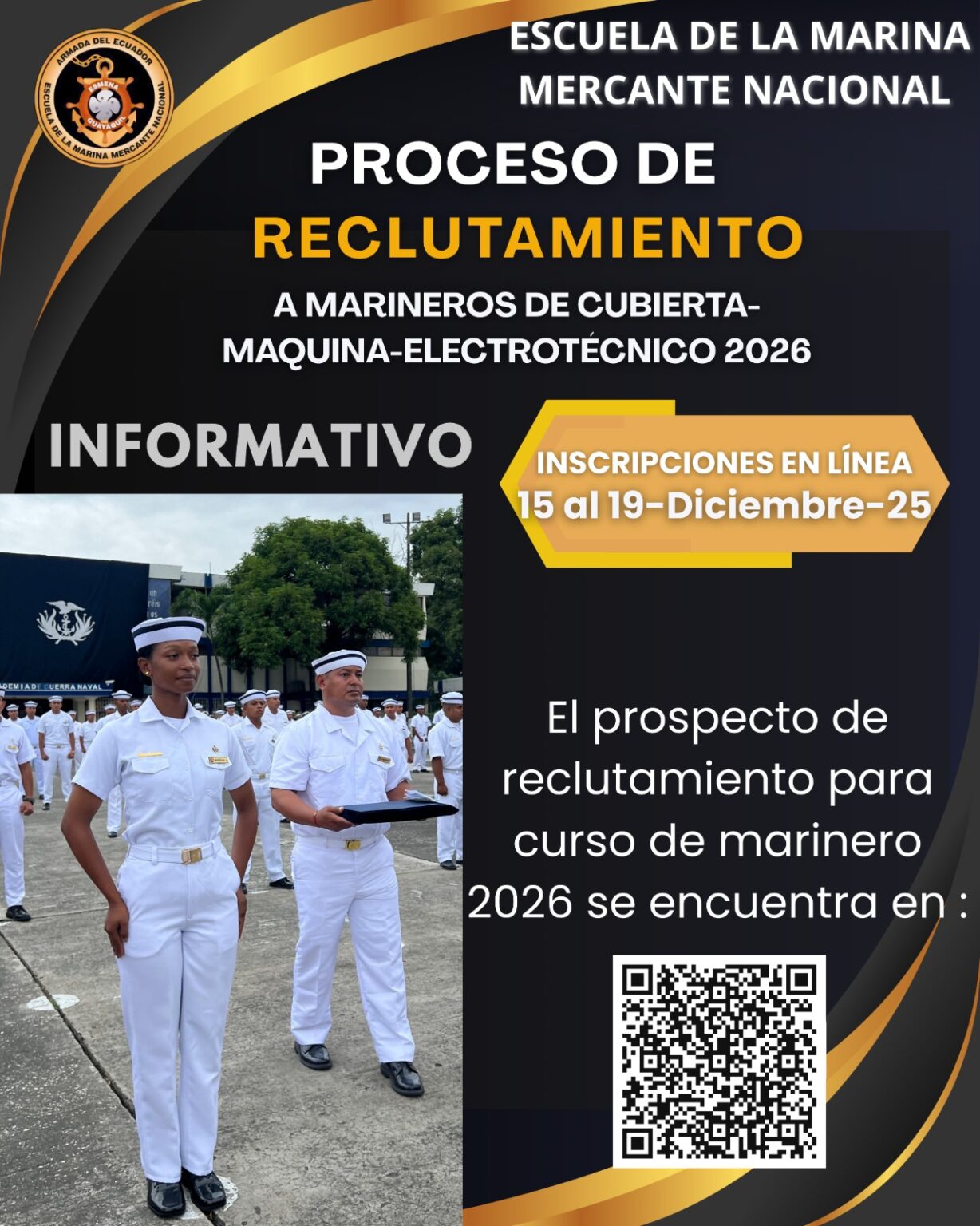 Llamamiento a Marinero Electrotécnico y Marinero de Cubierta y Máquina ...